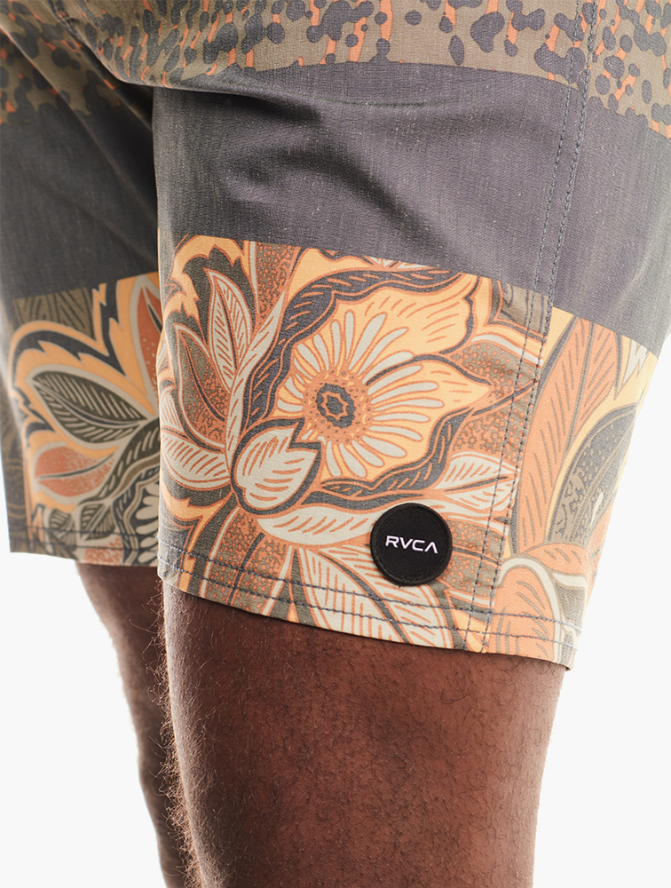 MyRunway | Shop RVCA Olive Patchwork Trunk for Men from MyRunway.co.za