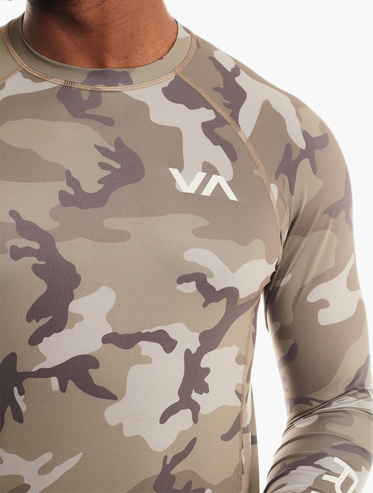 MyRunway | Shop RVCA Camo Long Sleeve Rashguard for Men from MyRunway.co.za