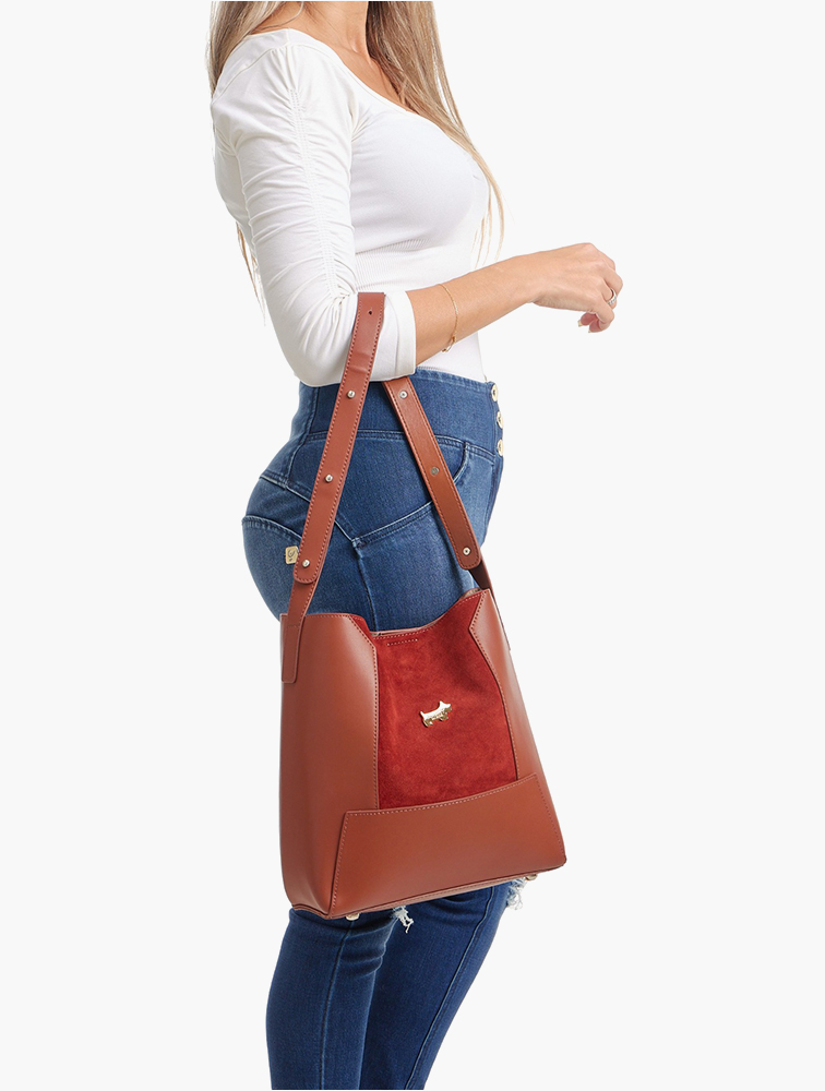 Shop Scotty Bags & Co. Saddle Tan Leather The Scotty Hobo Leather Bag ...