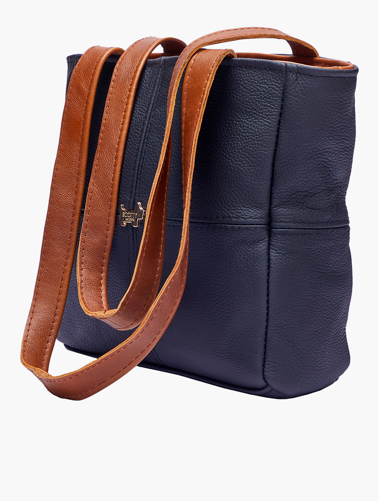 MyRunway | Shop Scotty Bags & Co. Midnight Black Leather The Soweto ...