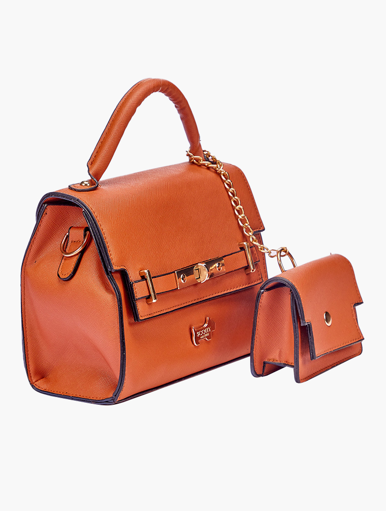 MyRunway | Shop Scotty Bags & Co. Saddle Tan The Grace Tote By Scotty ...