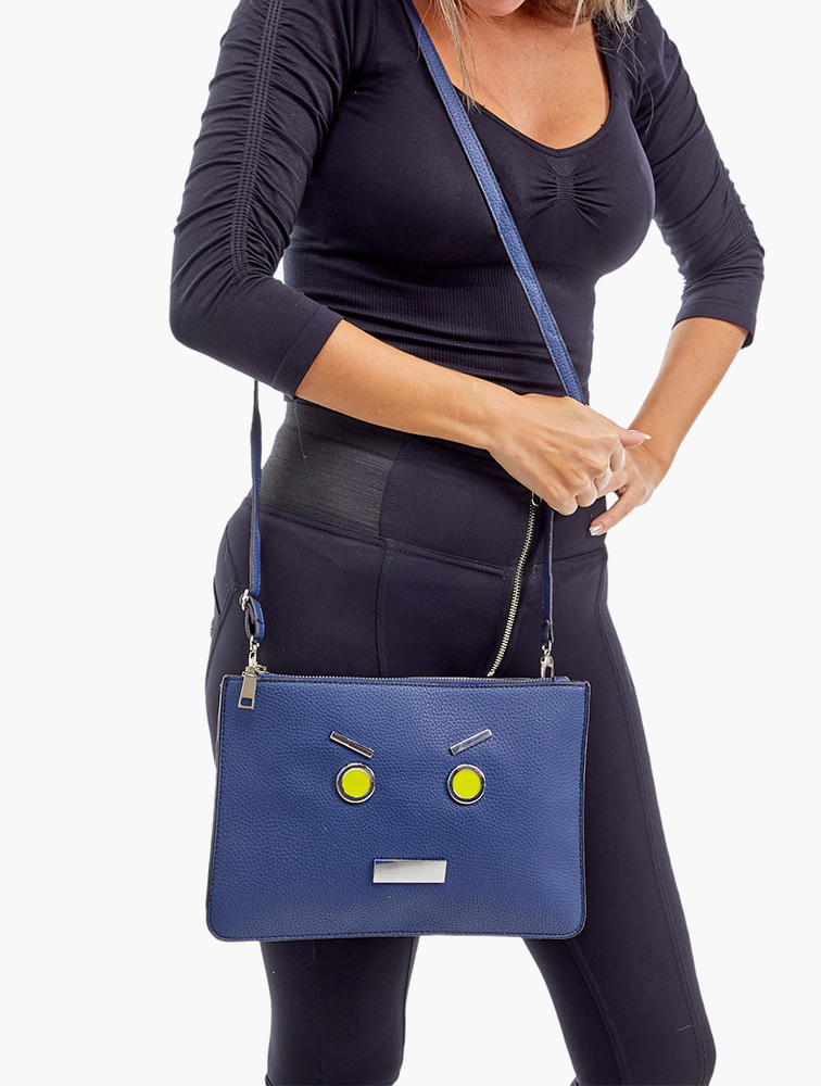 MyRunway | Shop Scotty Bags & Co. Cobalt Blue The Two Faced Crossbody ...