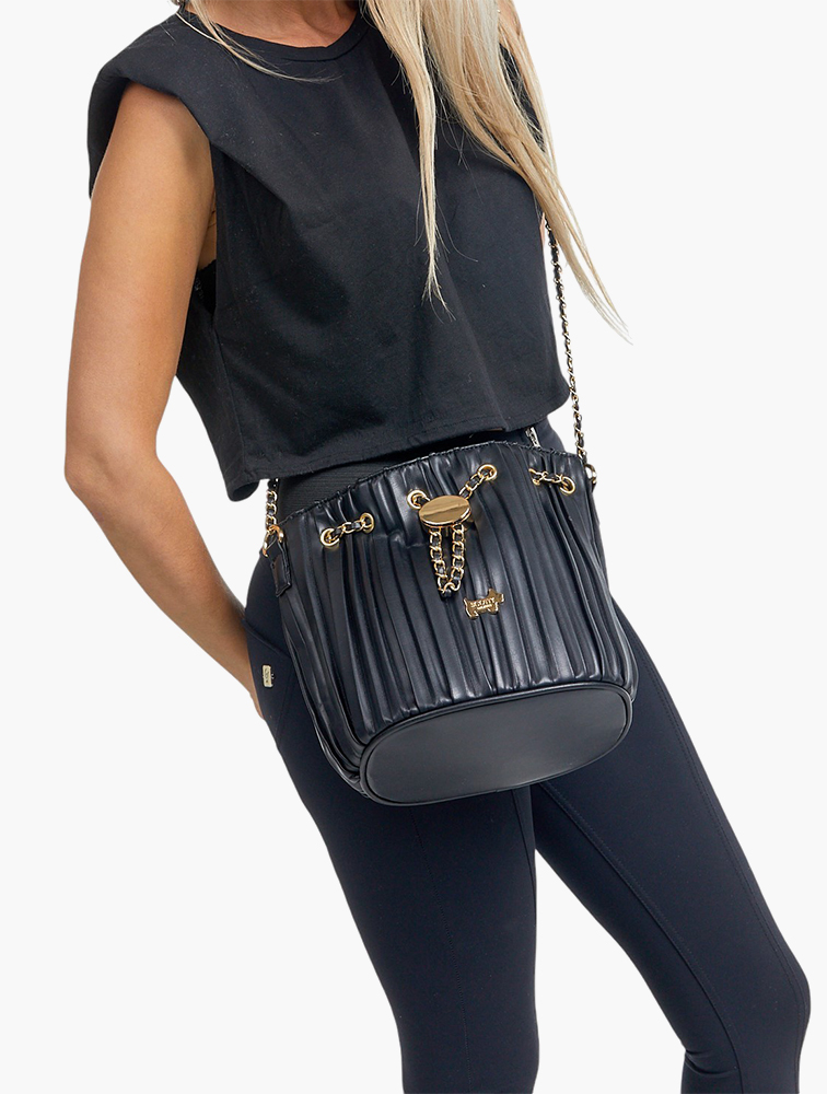 MyRunway | Shop Scotty Bags & Co. Phantom Black The Sloane Chain ...