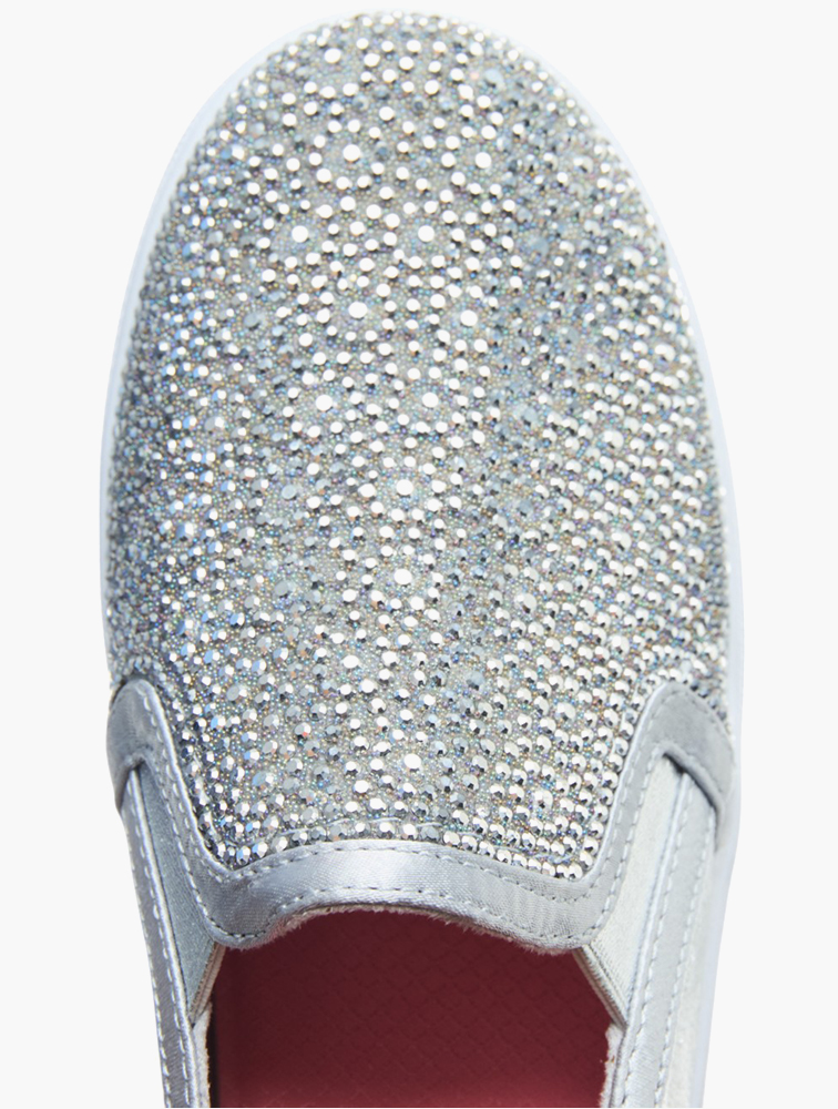 MyRunway | Shop Skechers Silver Diamond Dream Sneakers for Kids from ...