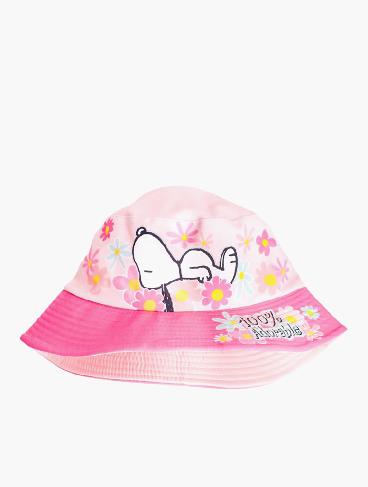 MyRunway | Shop Snoopy Pink Snoopy Bucket Hat for Kids from MyRunway.co.za