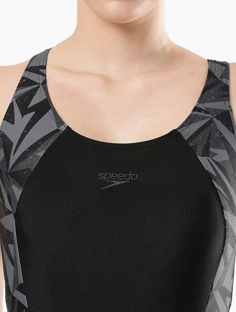 MyRunway | Shop Speedo Black & Grey One-Piece Swimsuit for Women from ...