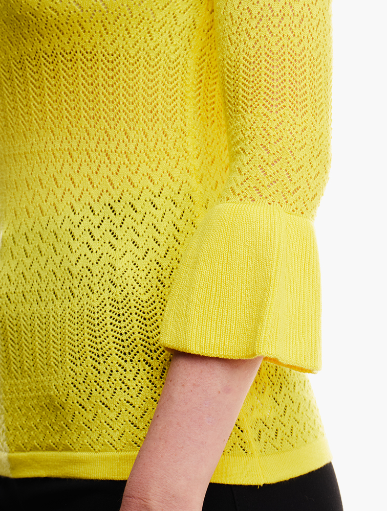 MyRunway | Shop Stradivarius Bright Yellow Knit Top for Women from ...