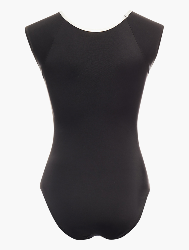 MyRunway | Shop Sun Love Black & Silver Binding Keyhole One Piece for ...