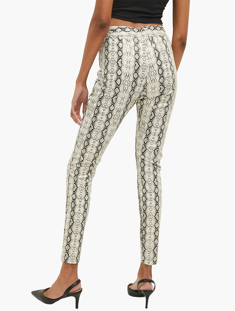 MyRunway | Shop Superbalist Label Snake Skin Tregging - Grey Snake Skin ...