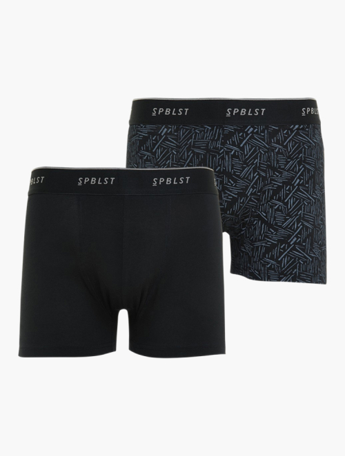 MyRunway | Shop Superbalist Label 2 Pack Tex Boxer Briefs Ttb - Black ...