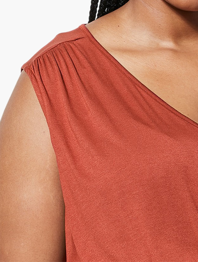 MyRunway | Shop Superbalist Label Wrap Bodice Jogger Jumpsuit - Rust ...