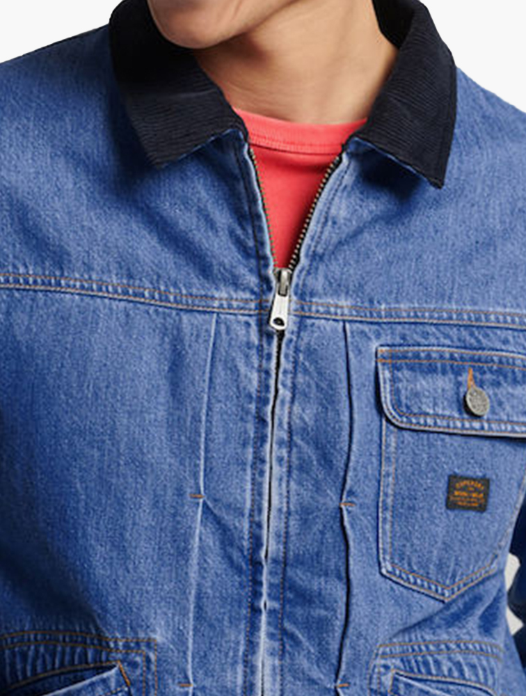 MyRunway | Shop Superdry Indigo Vintage Worker Bomber Jacket for Men ...