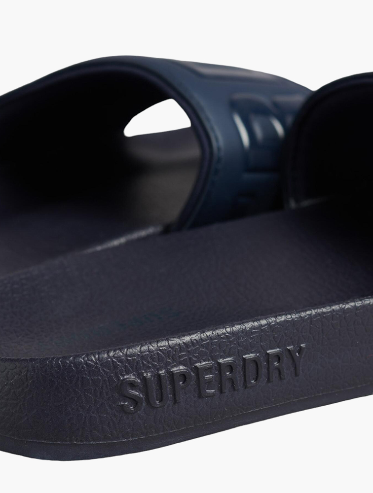 MyRunway | Shop Superdry Deep Navy Code Core Pool Slide Sandals for ...