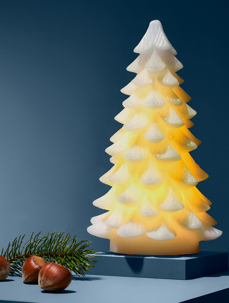 MyRunway | Shop Tchibo White LED Real Wax Christmas Tree for Women ...