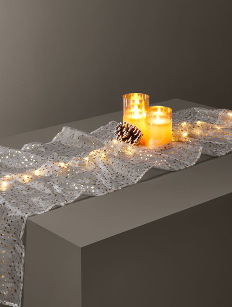 MyRunway | Shop Tchibo Multi Printed LED Table Runner for Women & Men ...