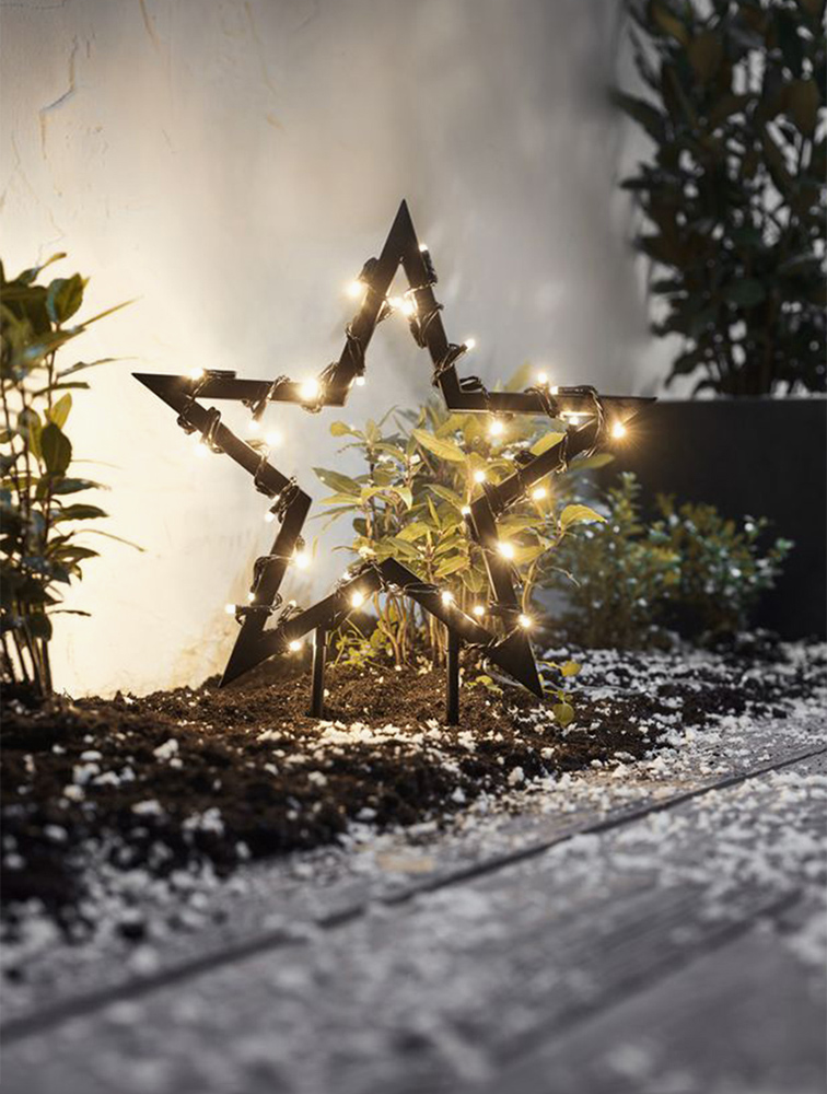 MyRunway | Shop Tchibo Black LED Outdoor Star Light for Women & Men ...