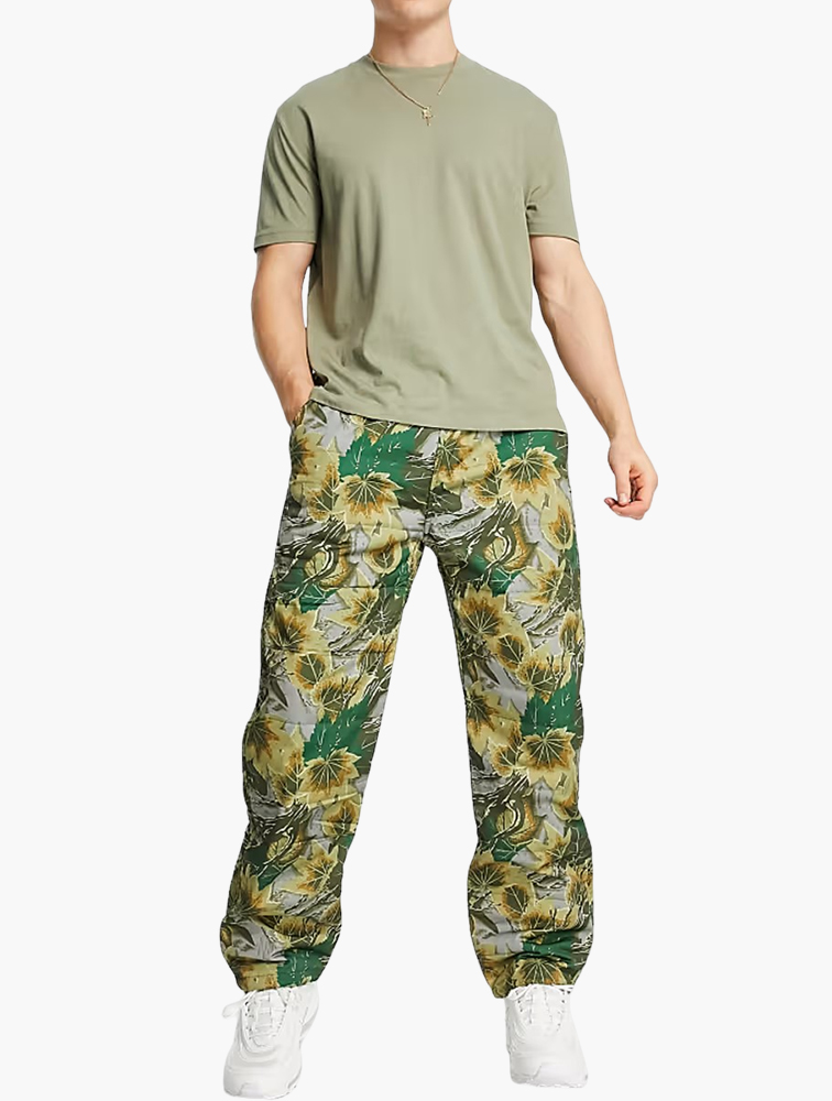MyRunway | Shop The Hundreds Green Camo Padded Pants for Men from ...