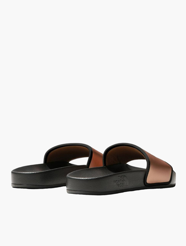 MyRunway | Shop The North Face Metallic Bronze & Black Base Camp Slides ...