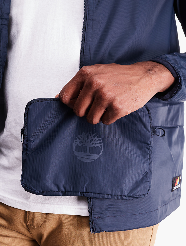 MyRunway | Shop Timberland Navy Waterproof Winter Windbreaker Jacket ...