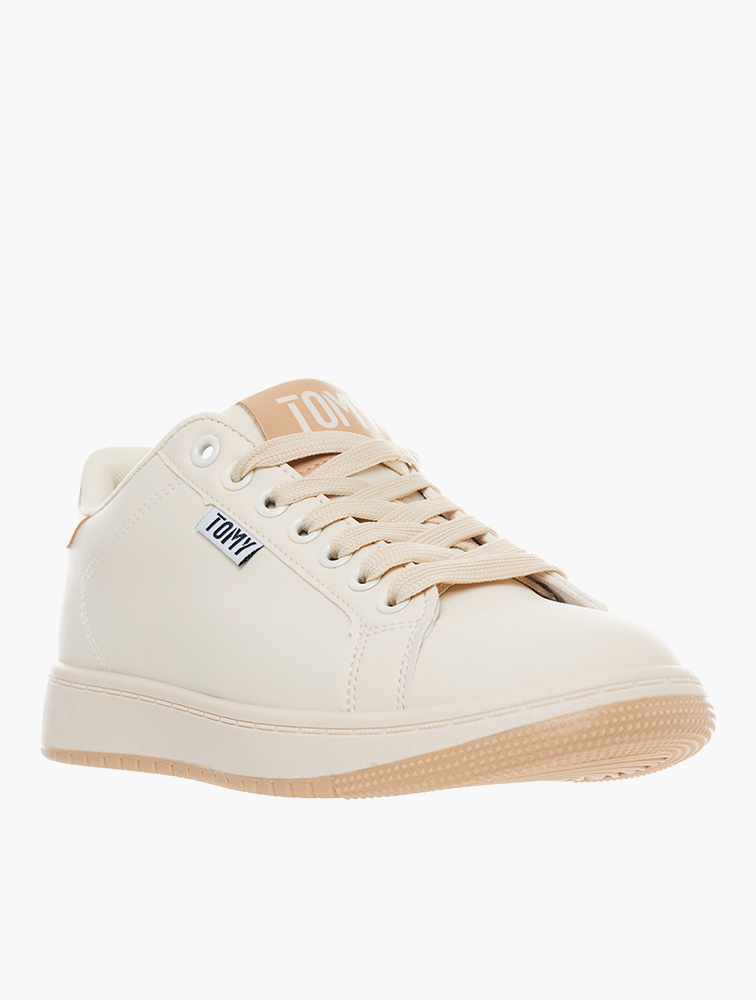 MyRunway | Shop Tomy Takkies Beige Lucia Lace-Up Sneakers for Women ...