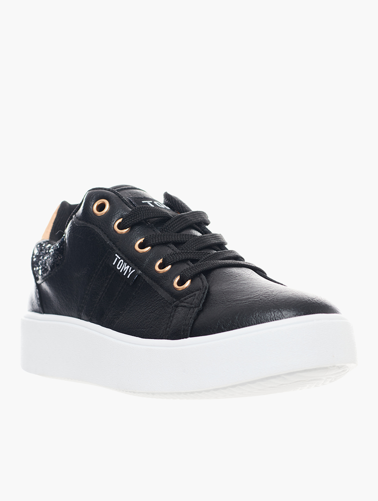 MyRunway | Shop Tomy Takkies Black Georgia Lace-Up Sneakers for Women ...