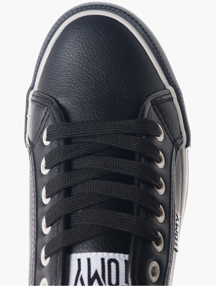 MyRunway | Shop Tomy Takkies Black Trinity Lace-up Sneakers for Women ...