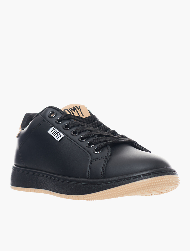 MyRunway | Shop Tomy Takkies Black Lucia Lace-Up Sneakers for Women ...