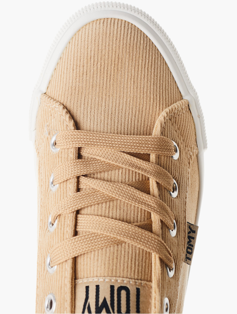MyRunway | Shop Tomy Takkies Beige Kinsley Lace-up Sneakers for Women ...