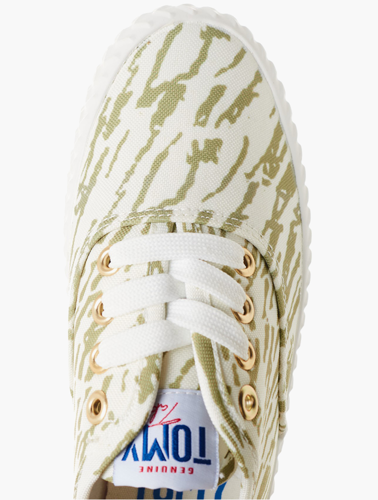 MyRunway | Shop Tomy Takkies Gold & White Jina Lace-up Sneakers for ...