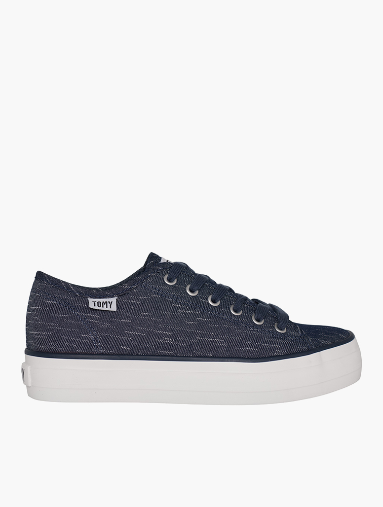MyRunway | Shop Tomy Takkies Navy Dallas Platform Lace-Up Sneakers for ...