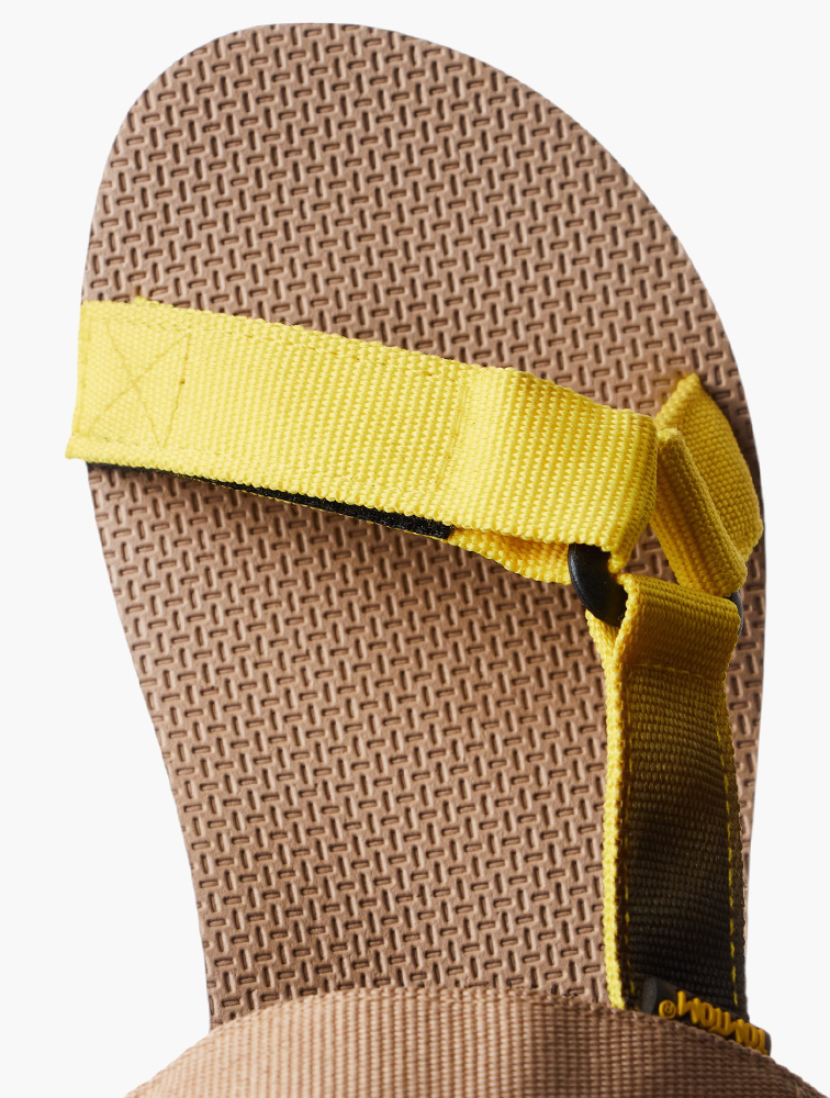 MyRunway | Shop TomTom Brown & Taupe Open Toe Velcro Sandals for Women ...