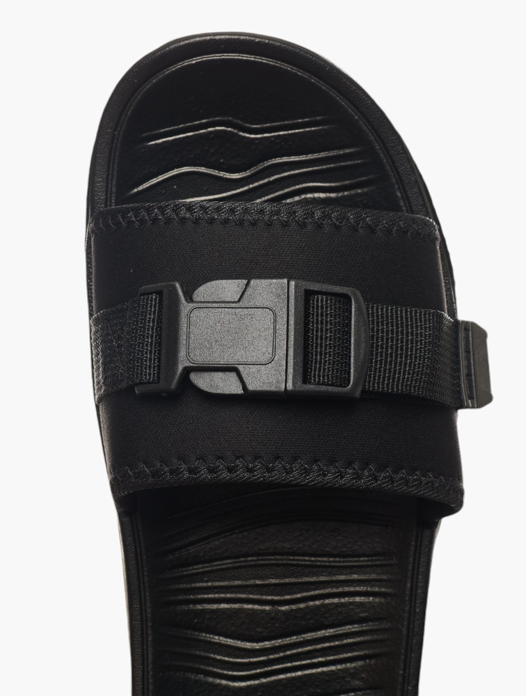 MyRunway | Shop TomTom Black Slide Sandals for Men from MyRunway.co.za