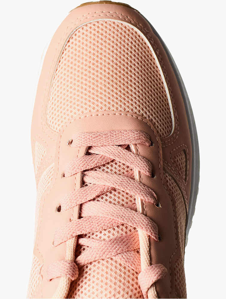 MyRunway | Shop TomTom Pink Mesh Panel Lace-Up Trainers for Men from ...