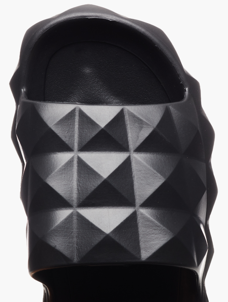 MyRunway | Shop TomTom Black Quilted Round Toe Sandals for Women from ...