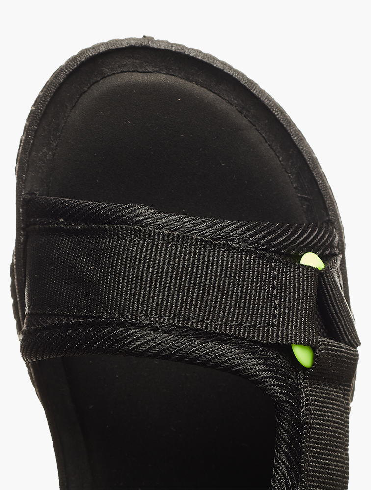 MyRunway | Shop TomTom Kids Black & Green Strappy Sandals for Kids from ...
