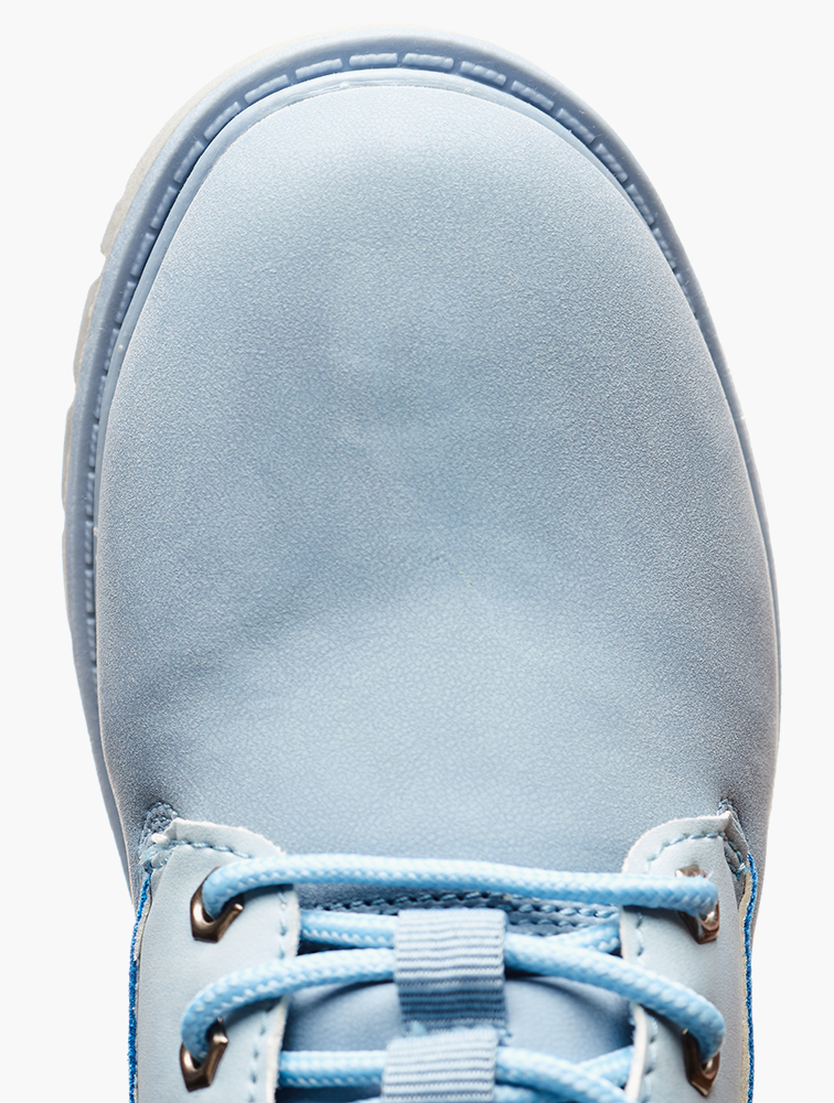 MyRunway | Shop Urbanart Blue Timba 8 Faux Nubuck Boots for Women from ...