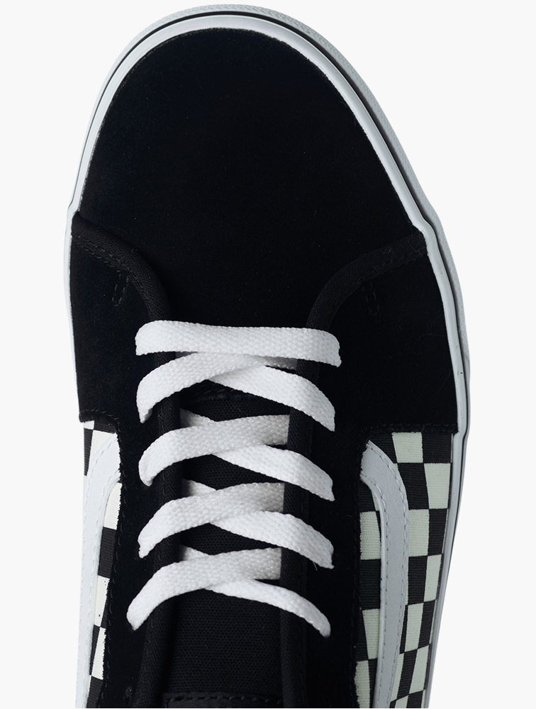 MyRunway | Shop Vans Black & White Checkerboard Fillmore Decon Sneakers ...