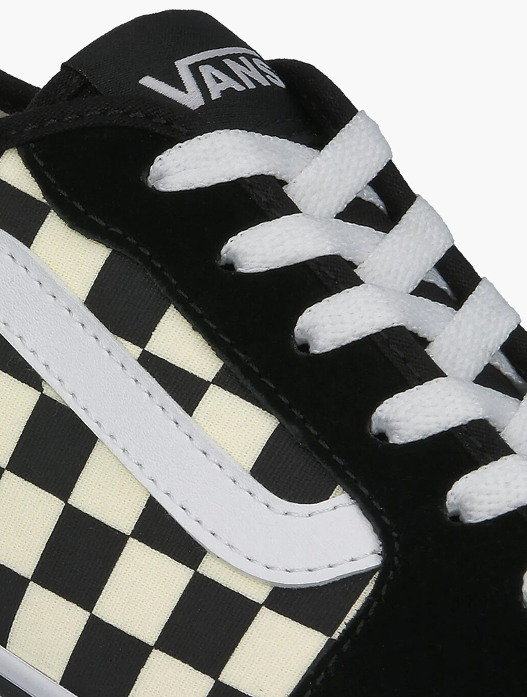 MyRunway | Shop Vans Black & White Checkerboard Fillmore Decon Sneakers ...