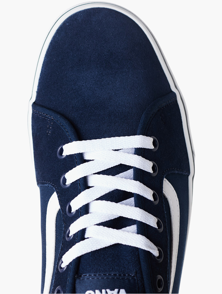 MyRunway | Shop Vans Dress Blues & White Filmore Decon Sneakers for Men ...