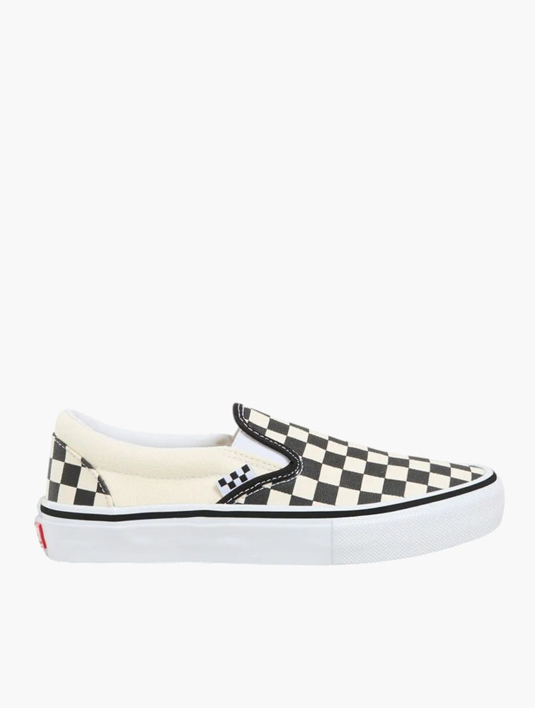 MyRunway | Shop Vans Black & White Checkerboard ComfyCush Slip On Sneakers for Men from MyRunway ...