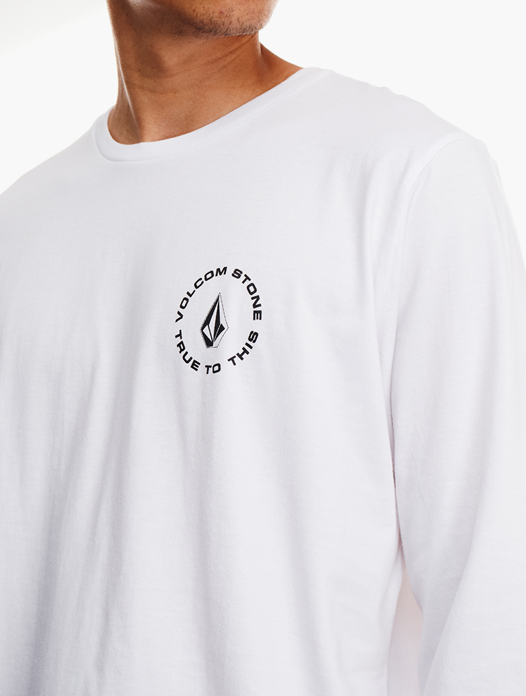 MyRunway | Shop Volcom White Sphere Logo Crew Neck Top for Men from ...