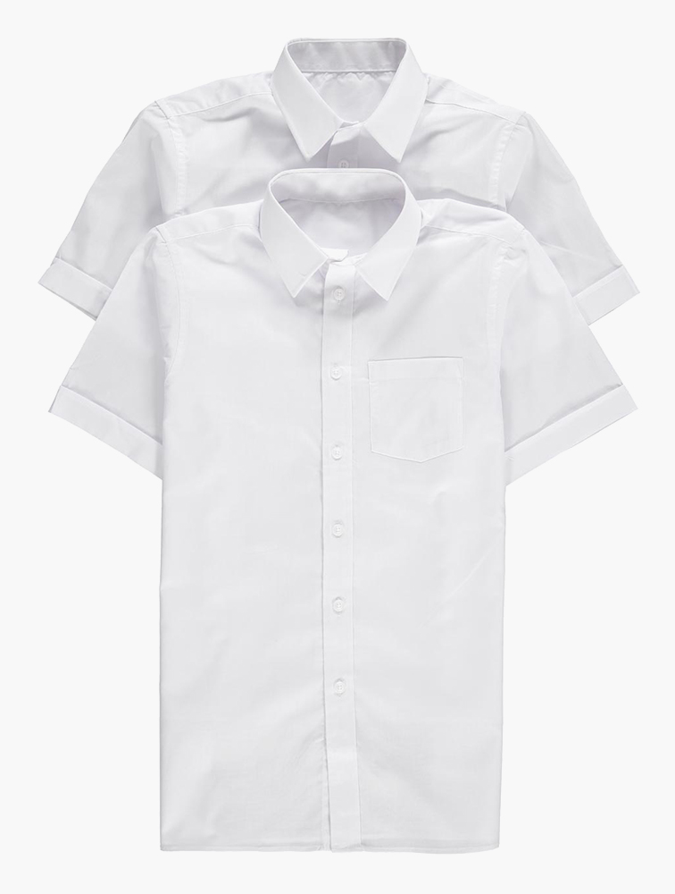 MyRunway | Shop Woolworths White Short Sleeve Boys School Shirts 2 Pack ...