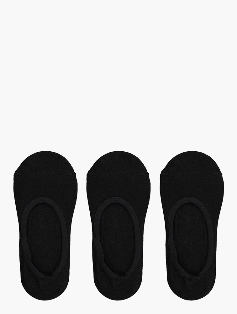 MyRunway | Shop Woolworths Black Cotton Rich Foot Liners 3 Pack for ...