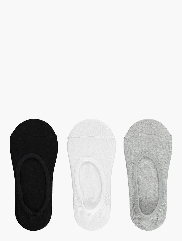 MyRunway | Shop Woolworths Grey Cotton Rich Foot Liners 3 Pack for ...
