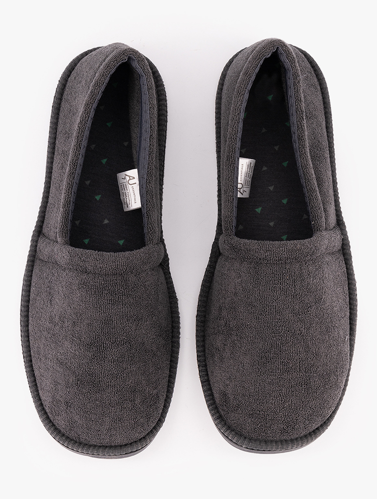 MyRunway | Shop Woolworths Grey Towelling Stokie Slippers for Men from ...