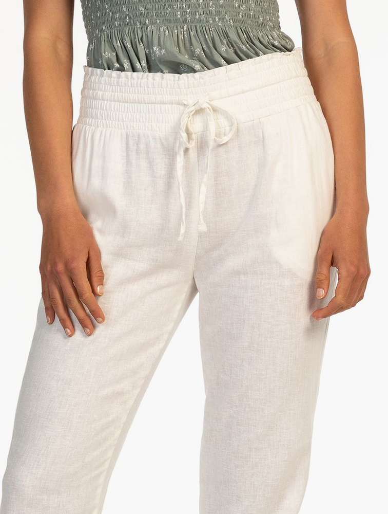 MyRunway | Shop Woolworths White Relaxed Fit Linen Blend Pants for ...