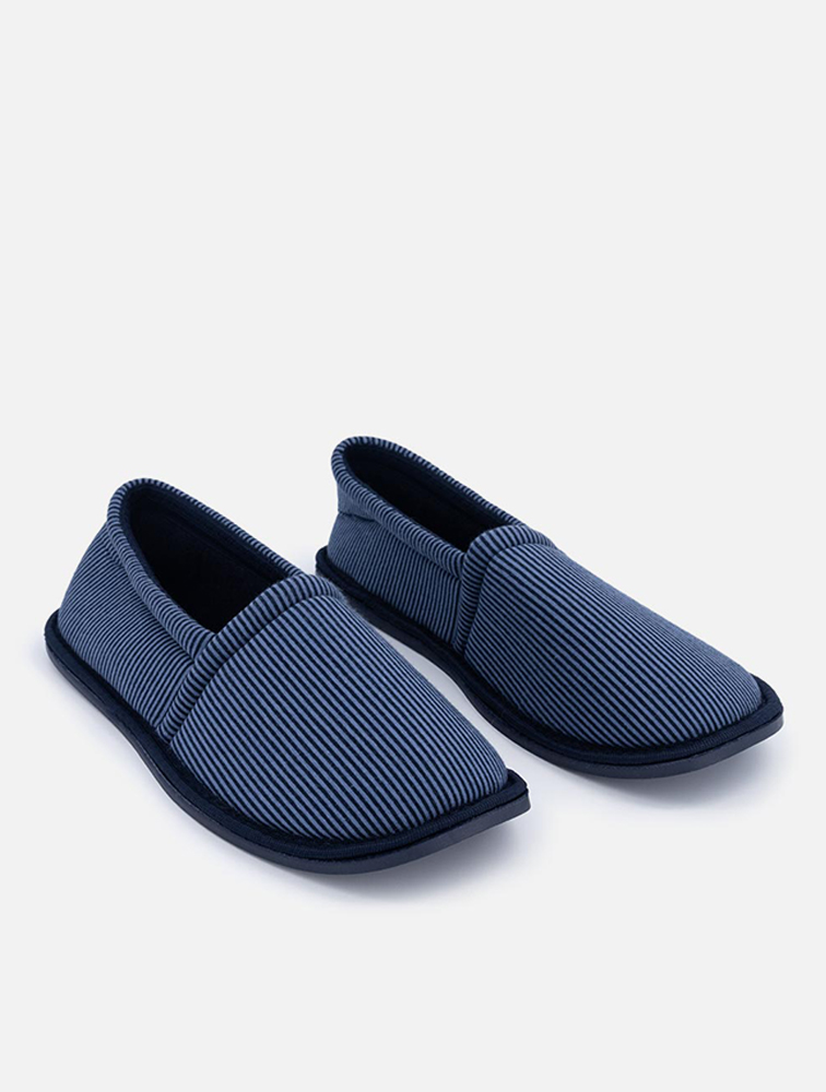 MyRunway | Shop Woolworths Navy Striped Stokie Slippers for Men from ...