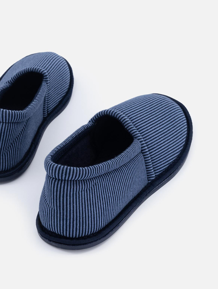 MyRunway | Shop Woolworths Navy Striped Stokie Slippers for Men from ...