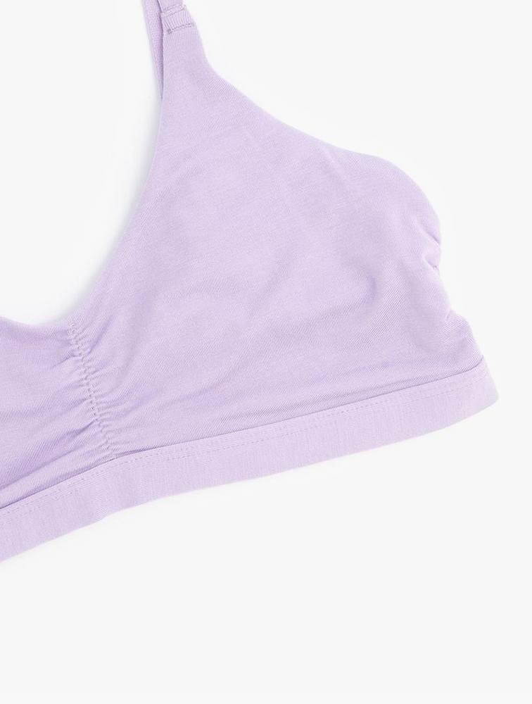 MyRunway | Shop JT One Purple Stretch Modal Bralette for Women from ...
