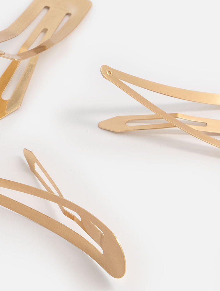 MyRunway | Shop Woolworths Gold Large Snapper Hair Clips 3 Pack for ...